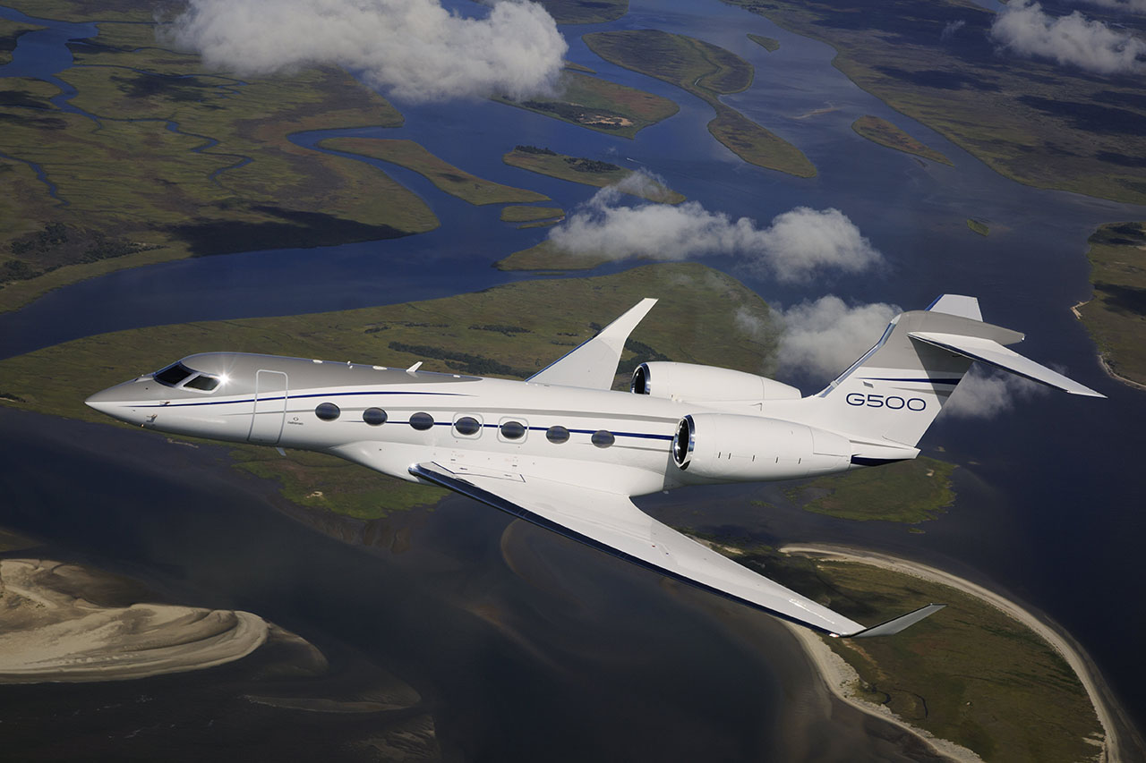Already nearly 2,000 flight hours for the G500 in-service fleet ...