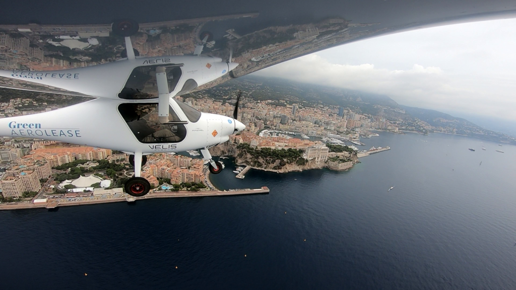 A world first : H.S.H Prince Albert II of Monaco flies electric ...