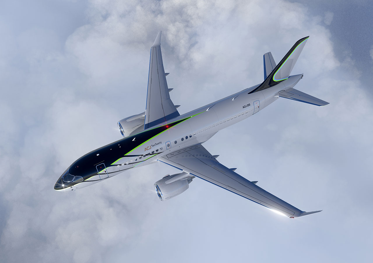 Livery Design Concept on an AIRBUS CORPORATE JETS Two Twenty by Didier ...