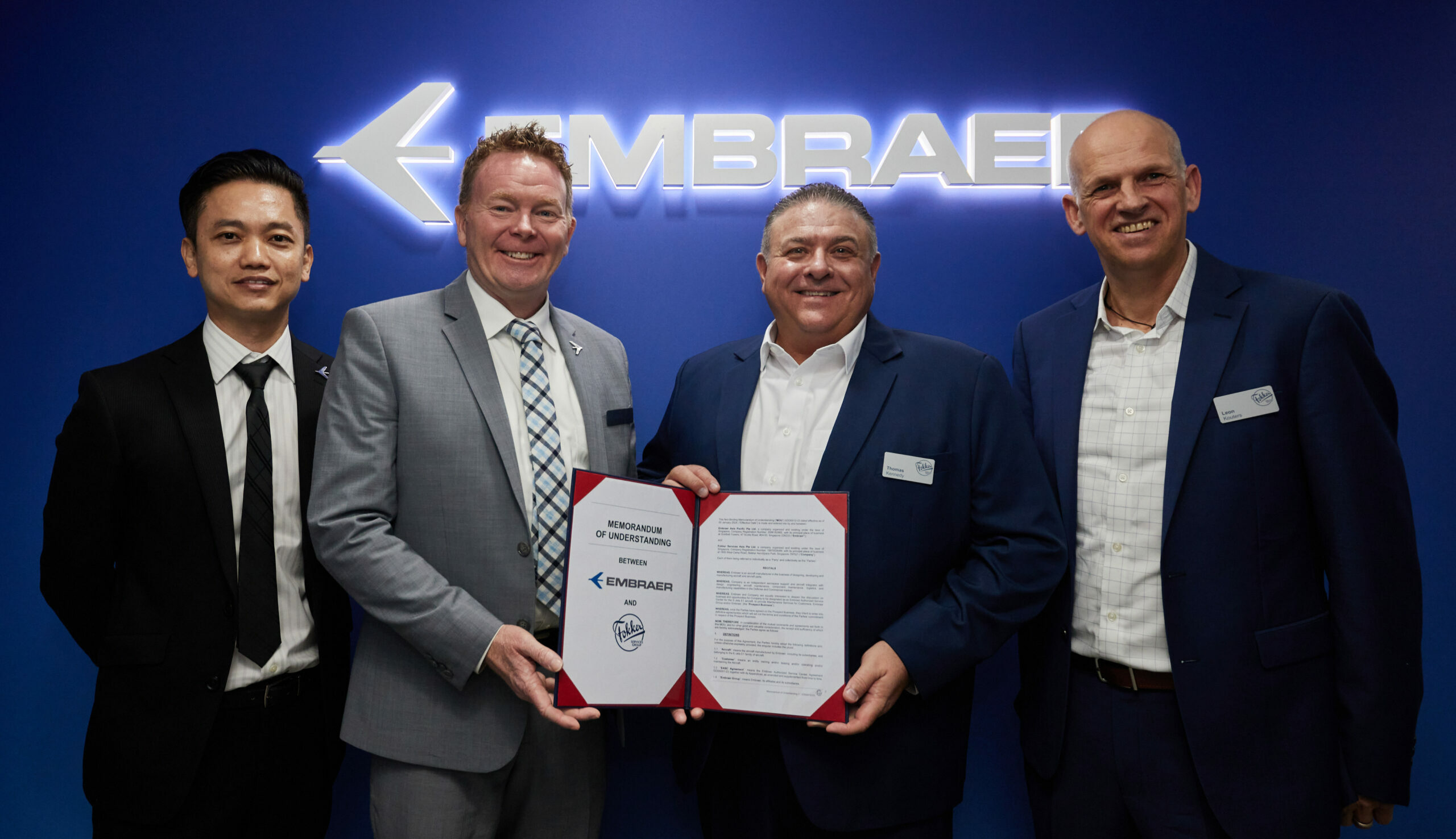 Fokker Services Group set to become an Embraer Authorized Service ...