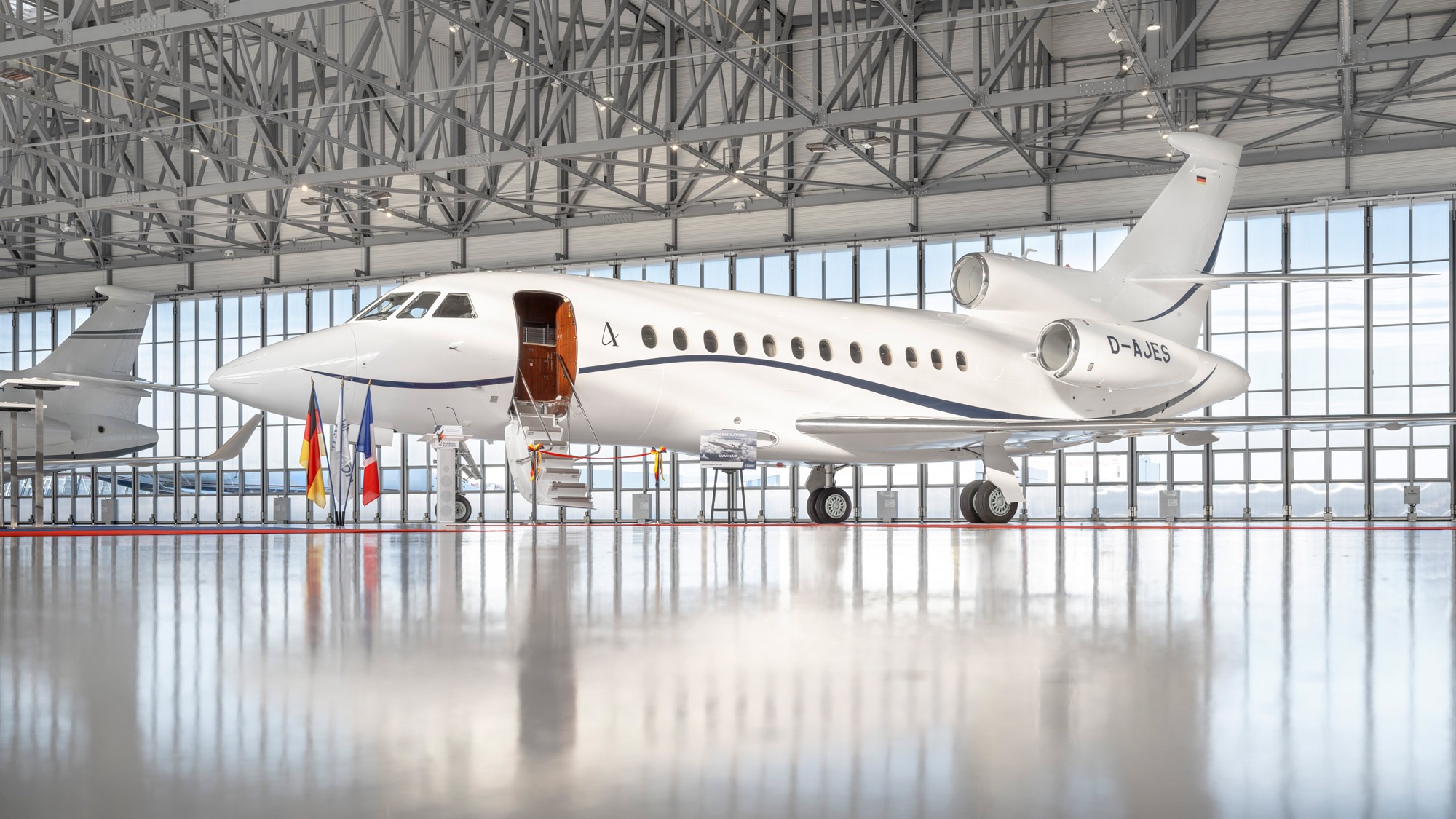 LUMINAIR Welcomes First Falcon 900LX - Ultimate Jet | The Voice of ...